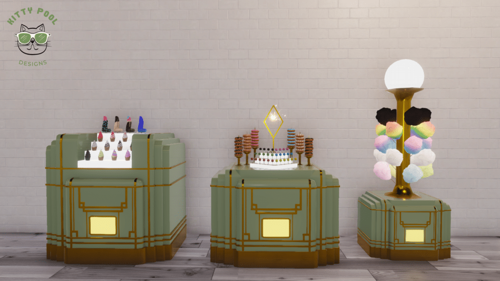 Art Deco Vending Displays - 3DXChat Store