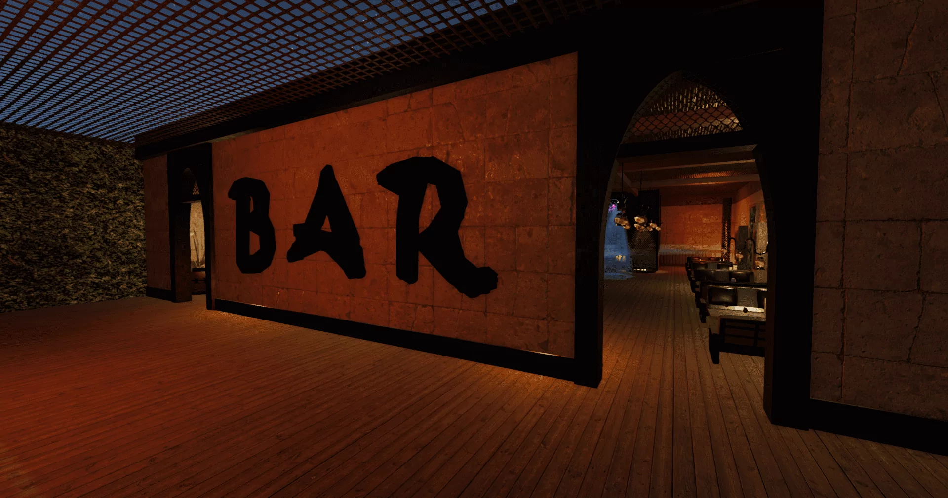 Bar with Stage by Jade Caramel - 3DXChat Store
