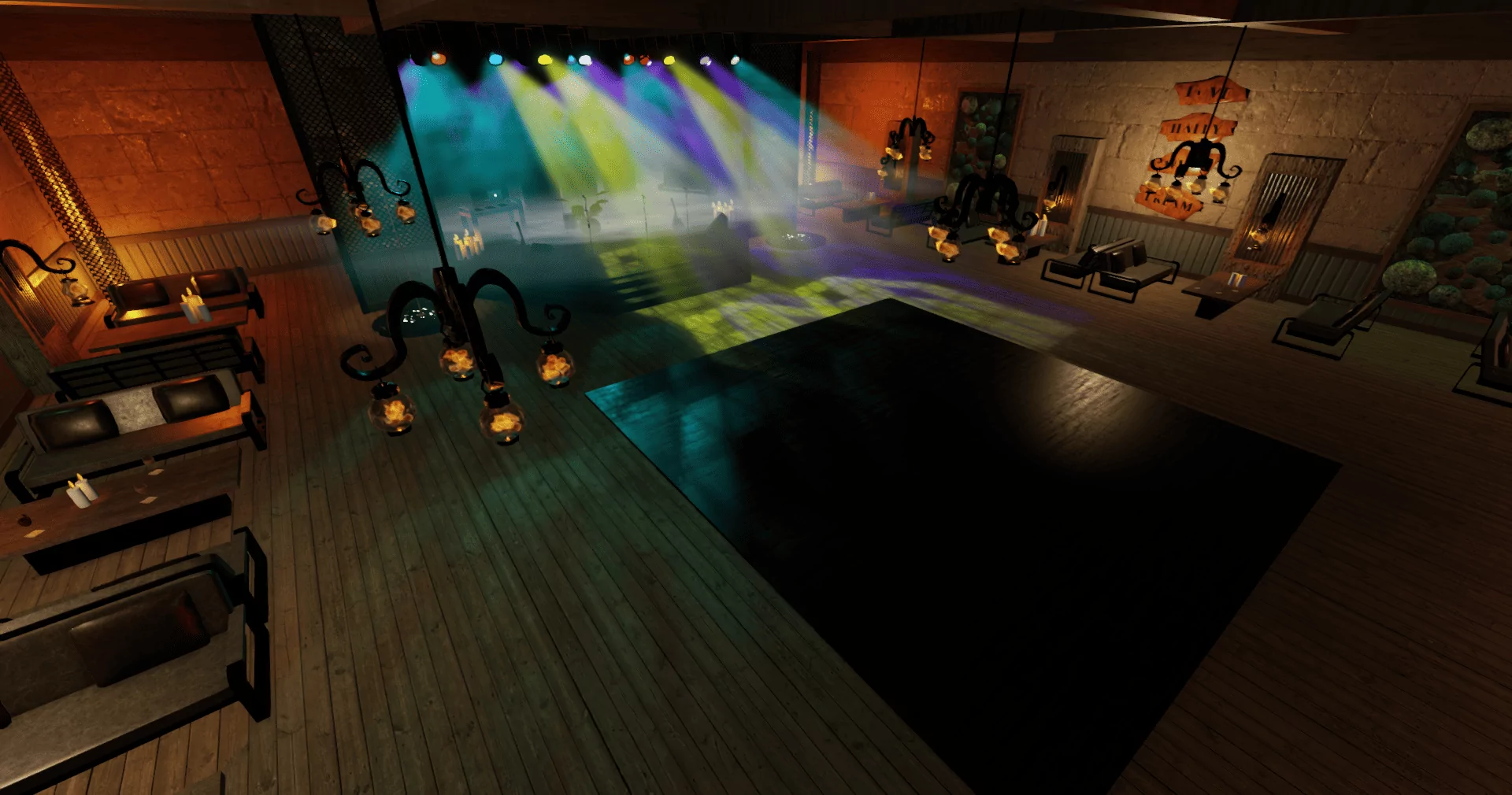 Bar with Stage by Jade Caramel - 3DXChat Store