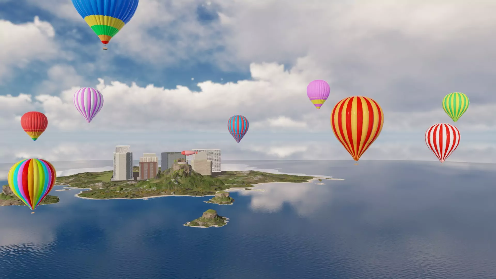 Hot Air Balloons Station by Queen - 3DXChat Store