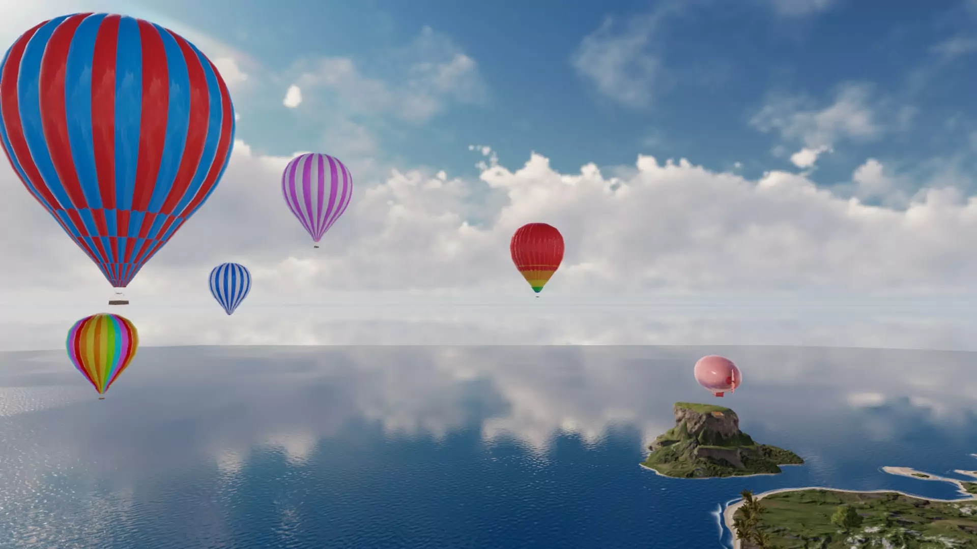 Hot Air Balloons Station by Queen - 3DXChat Store