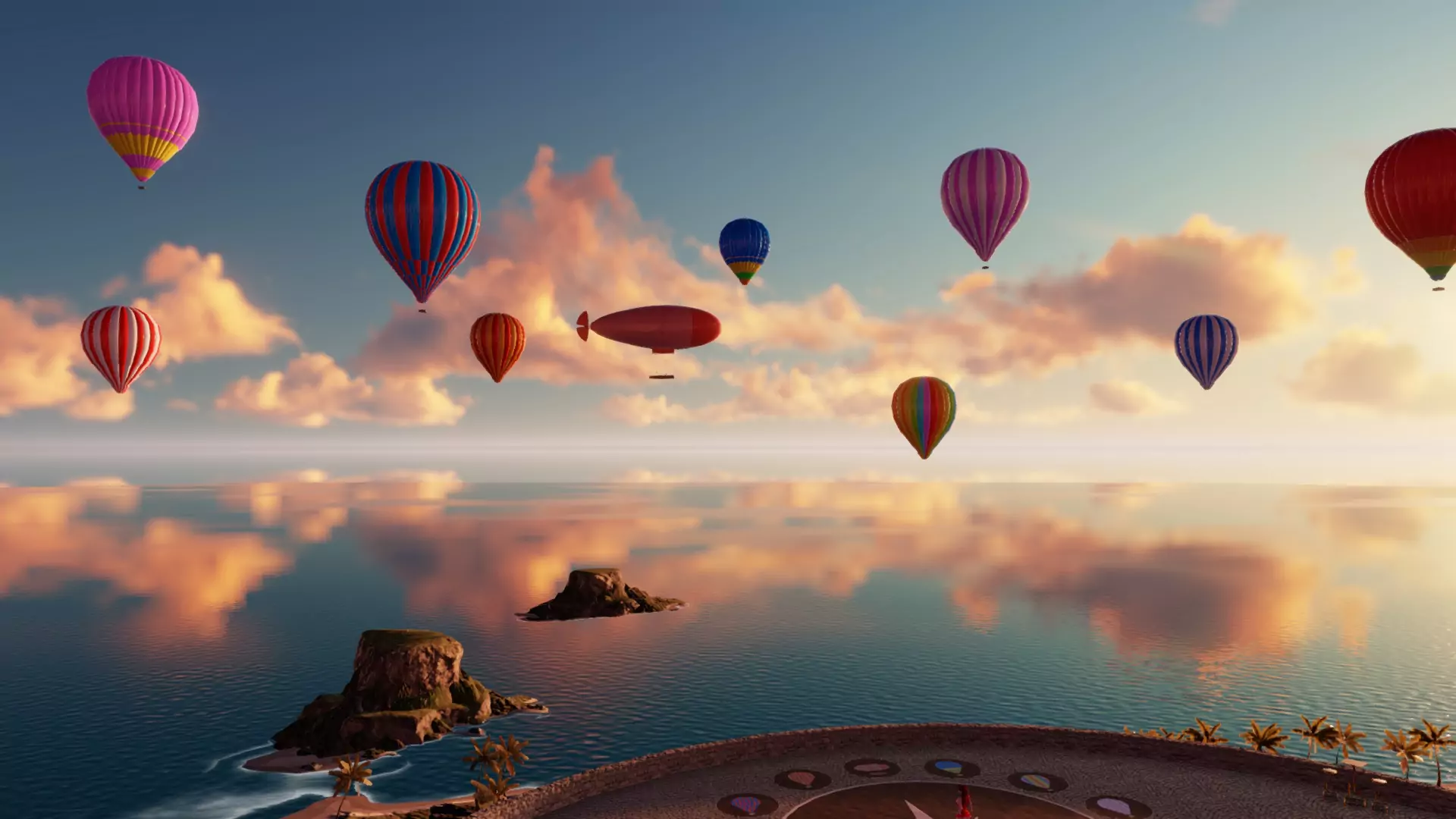 Hot Air Balloons Station by Queen - 3DXChat Store