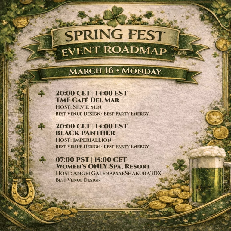 🍀 3DXChat Spring Fest is here! 🍀 - 3DXChat Store